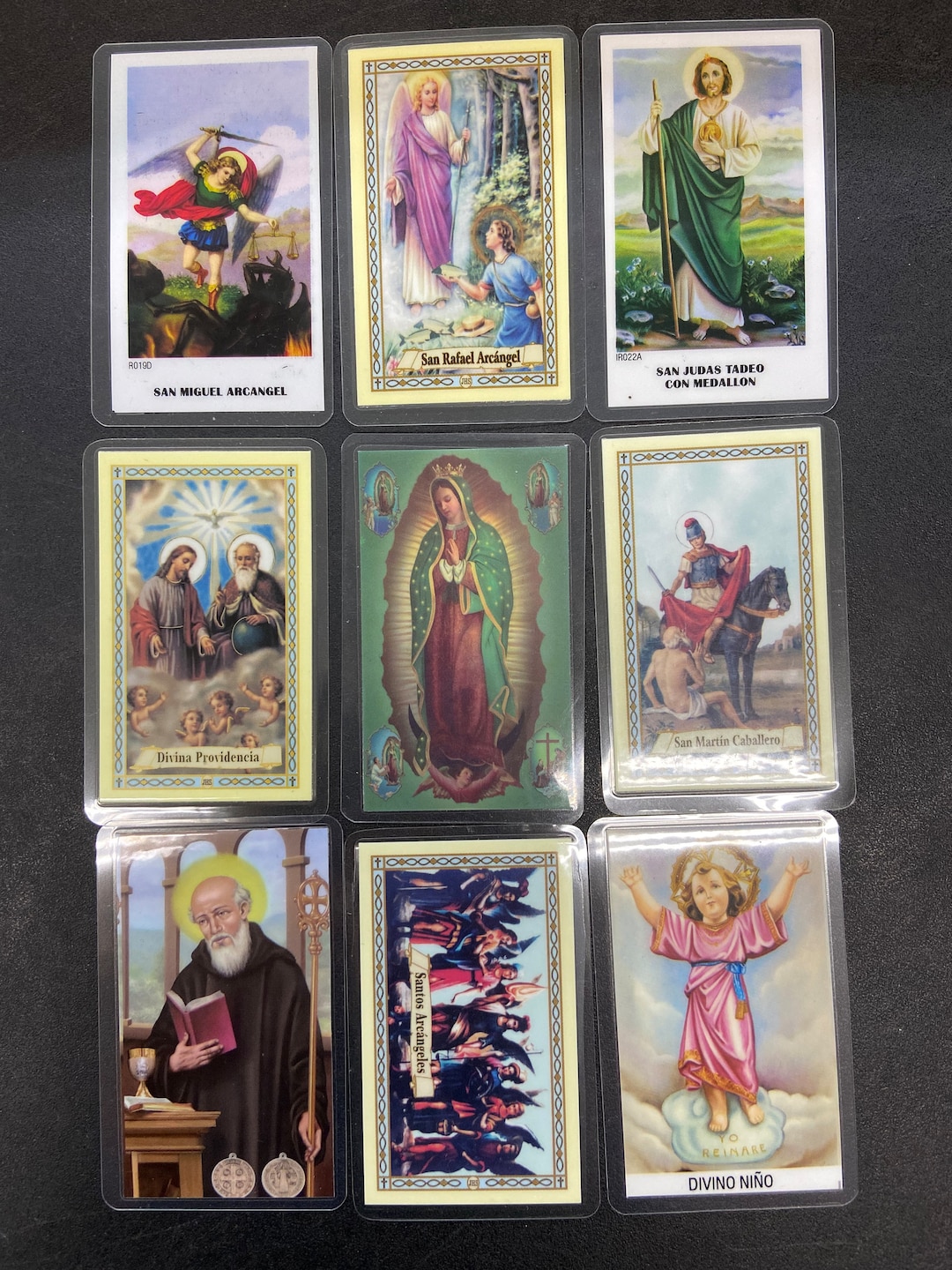 Laminated Prayer Cards in Spanish Guadalupe San Judas San Benito ...