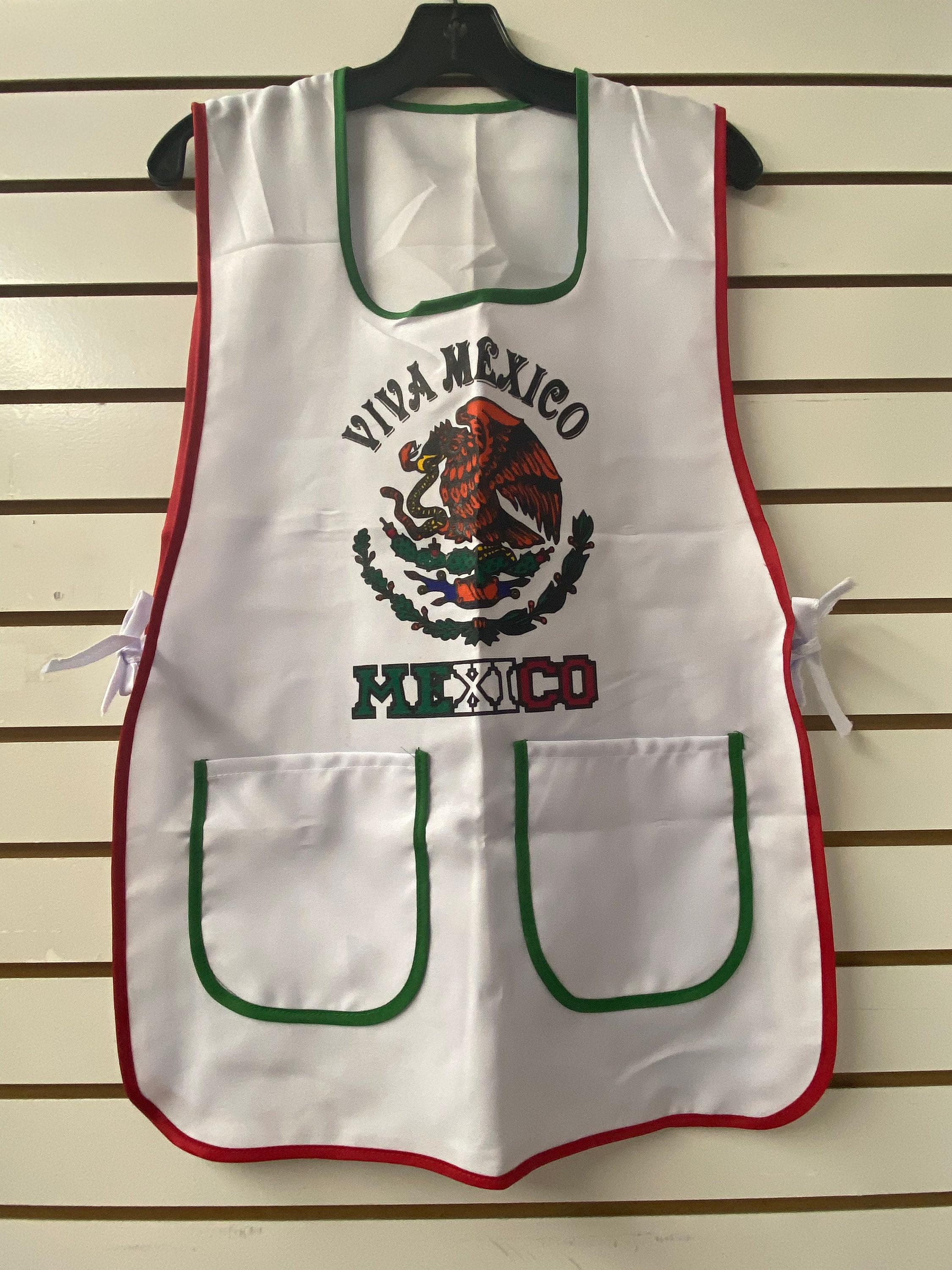 Mandil De Cocina Con Bandera Mexicana, Mexican Flag Apron, Kitchen ...