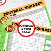 Printable FOOTBALL PREDICTION GAME. Instant Download. Watch Party Prop ...