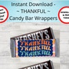 Printable THANK YOU Candy Bar Wrappers-gift Ideas-party Favors ...