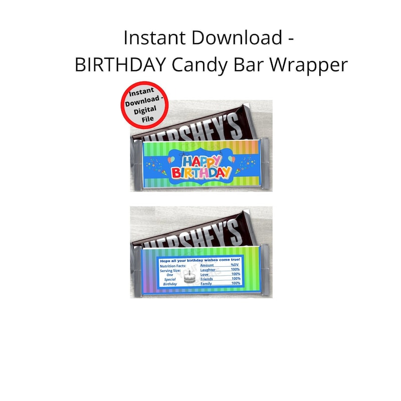 Candy Wrappers - Etsy