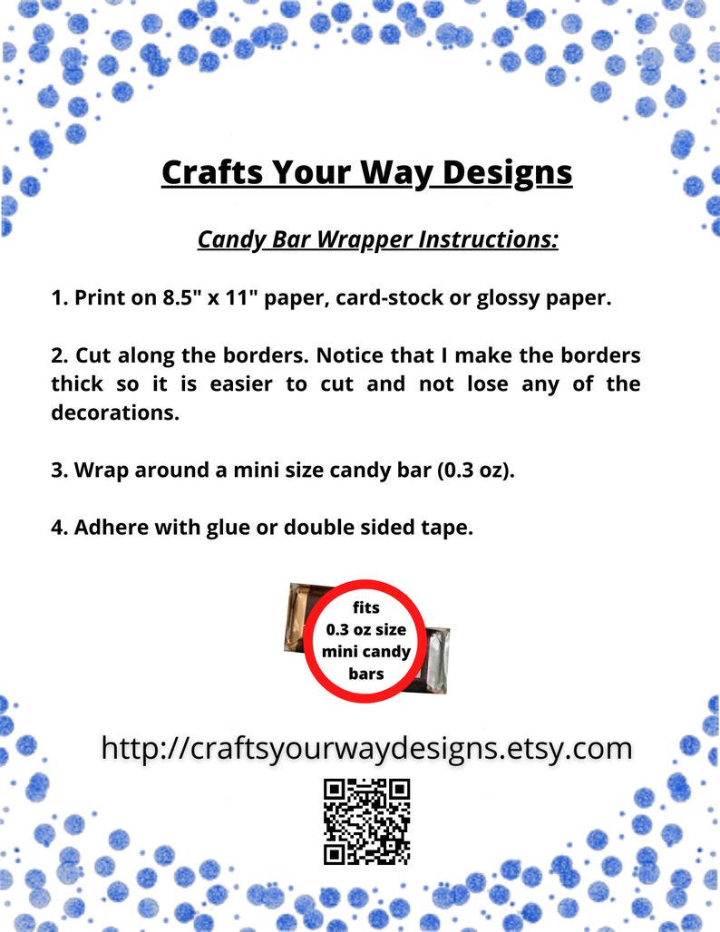 PRINTABLE GRADUATION MINI Candy Bar Wrappers-congrats Grad-class of ...