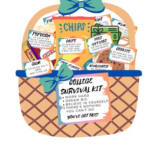 Instant Download Printables- College Survival Kit, College Care Package ...