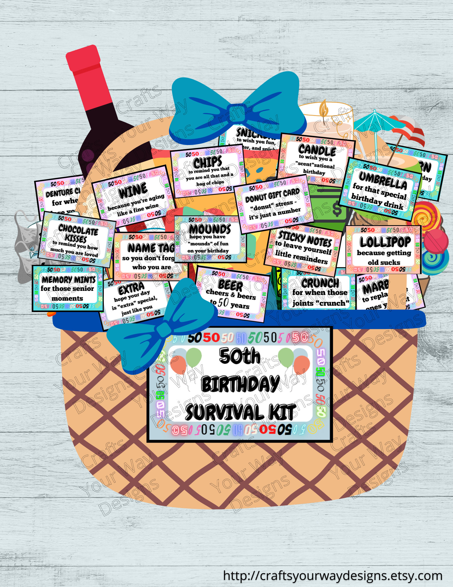Homemade 50th birthday gifts store