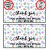 PRINTABLE THANK YOU Treat Bag Toppers -instant Download-goodie Bag ...