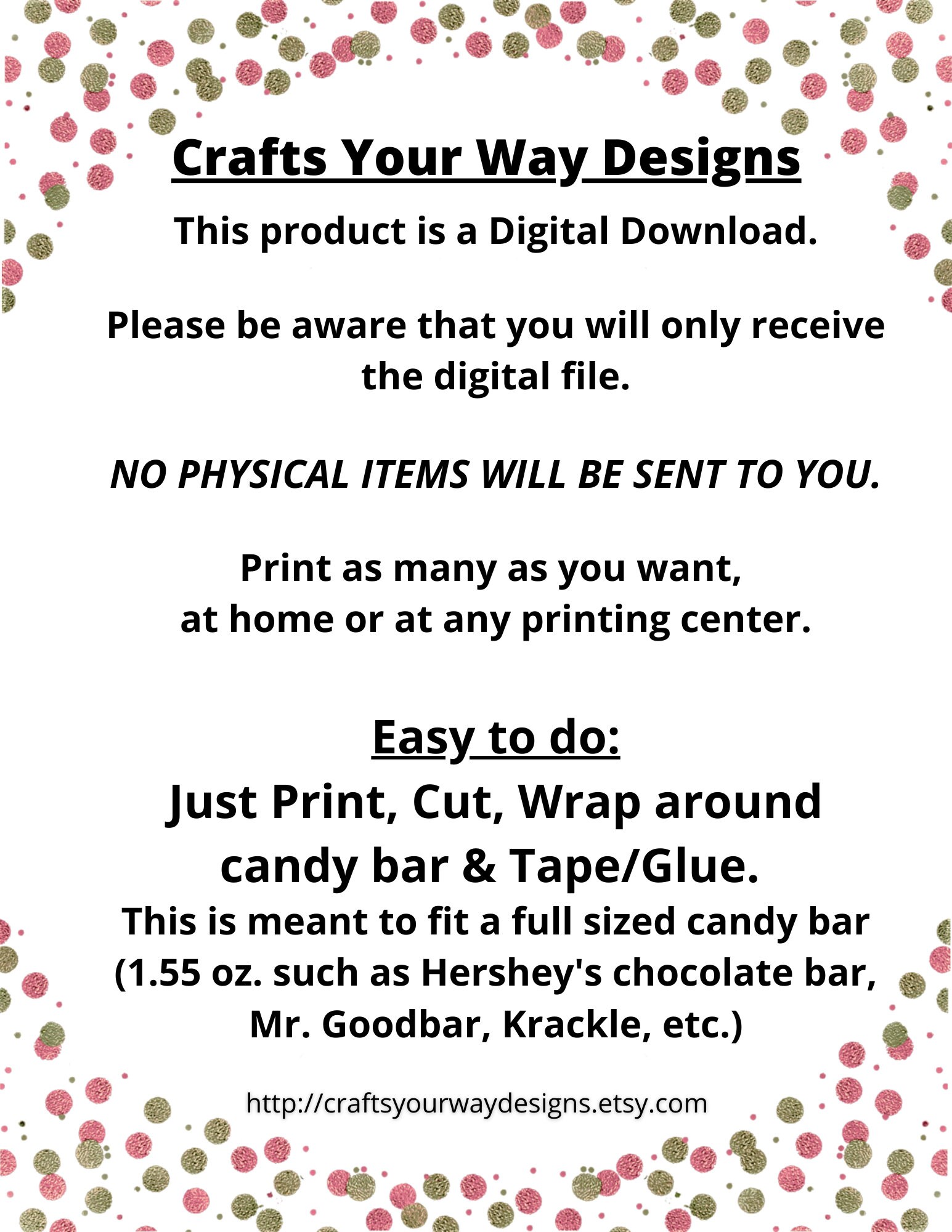 Printable MOTHER'S Candy Bar Wrappers-gift Ideas-party Favors-chocolate ...