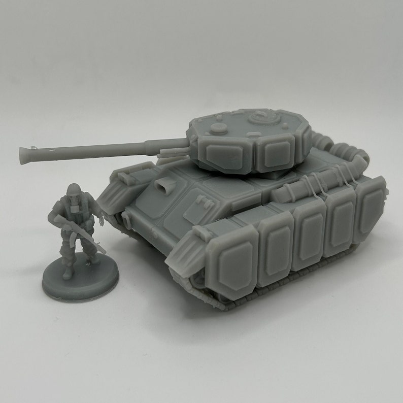 28mm Sci-fi Battle Tank / Tabletop Vehicle for Miniatures Dnd ...