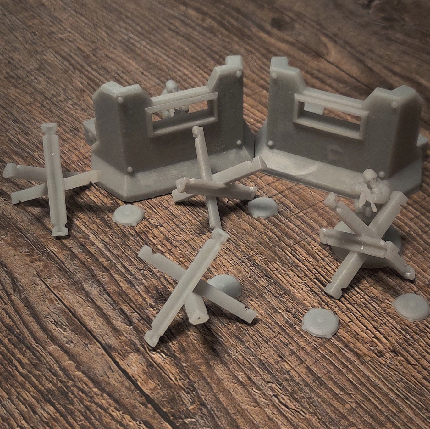 28mm Bunker Set / Tabletop Terrain Miniatures for Dnd Pathfinder ...