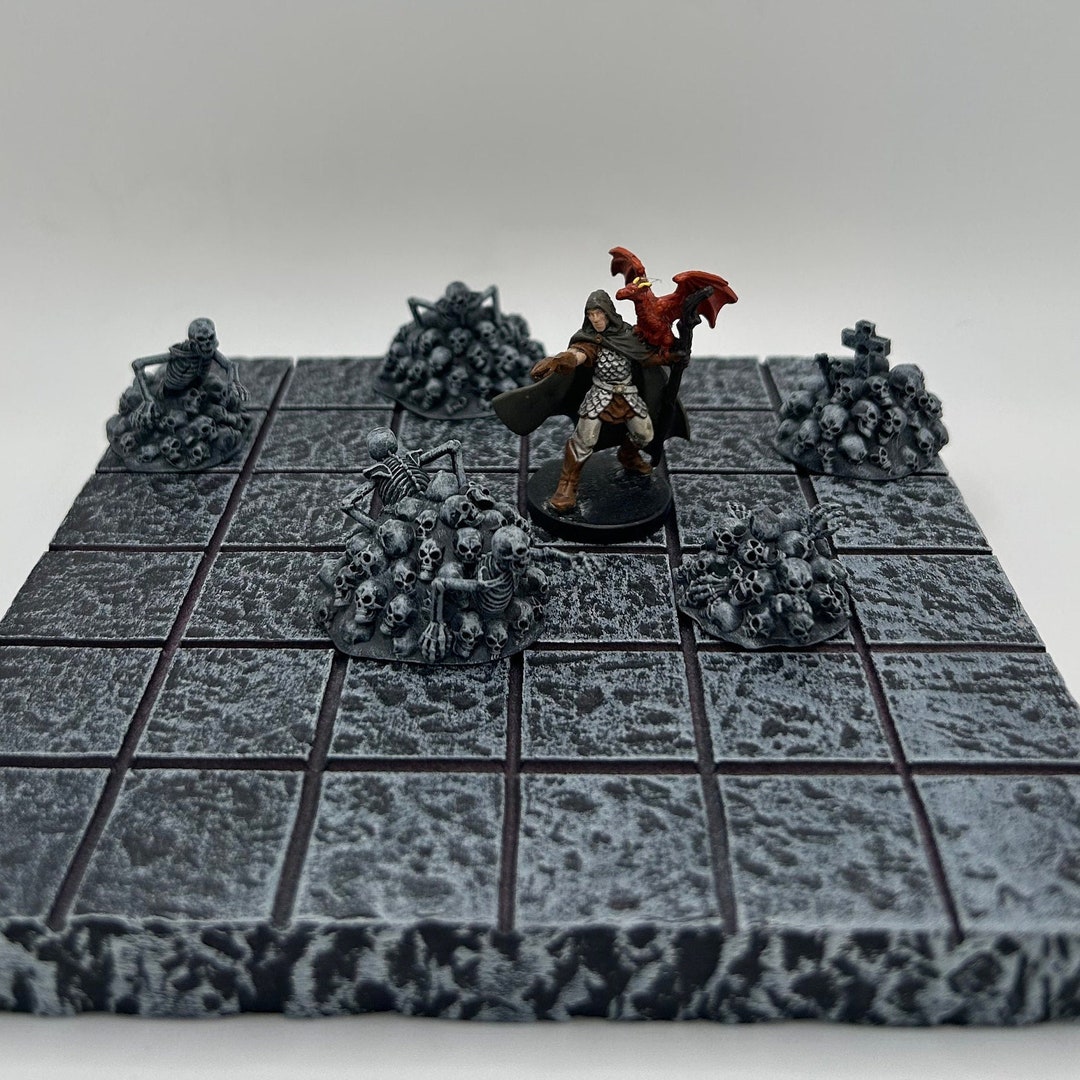 28mm Painted Skeleton Piles Dungeon Bones Set / Hand Painted Miniatures ...