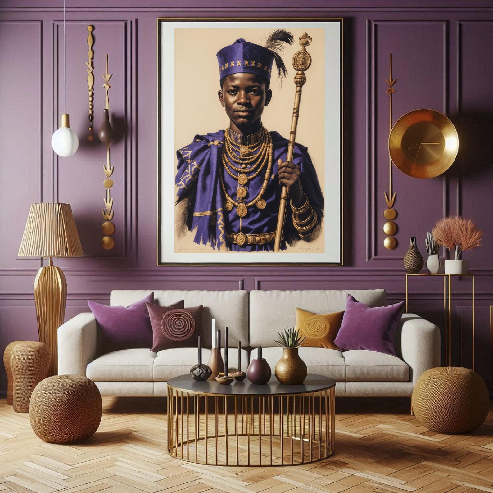 African Prince Vintage Inspired Black Royalty Art Download - Etsy