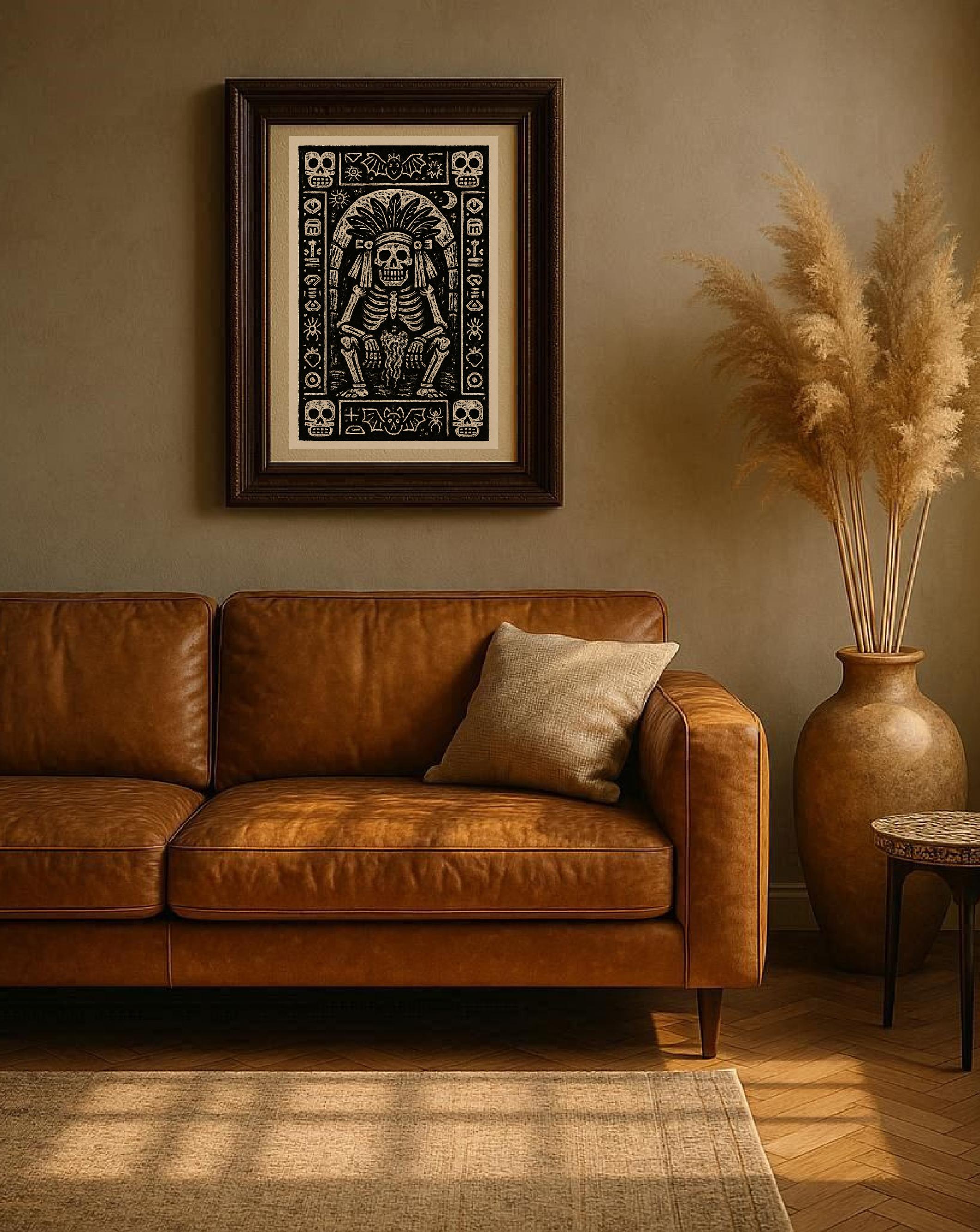 Mictlantecuhtli Aztec Death God Lord of Mictlan Azteca Afterlife ...