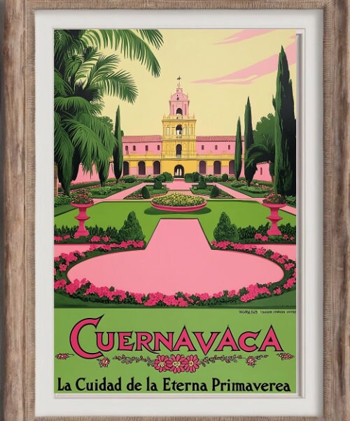 Colorful Mexican Cuernavaca Wall Art Home Decor - Etsy
