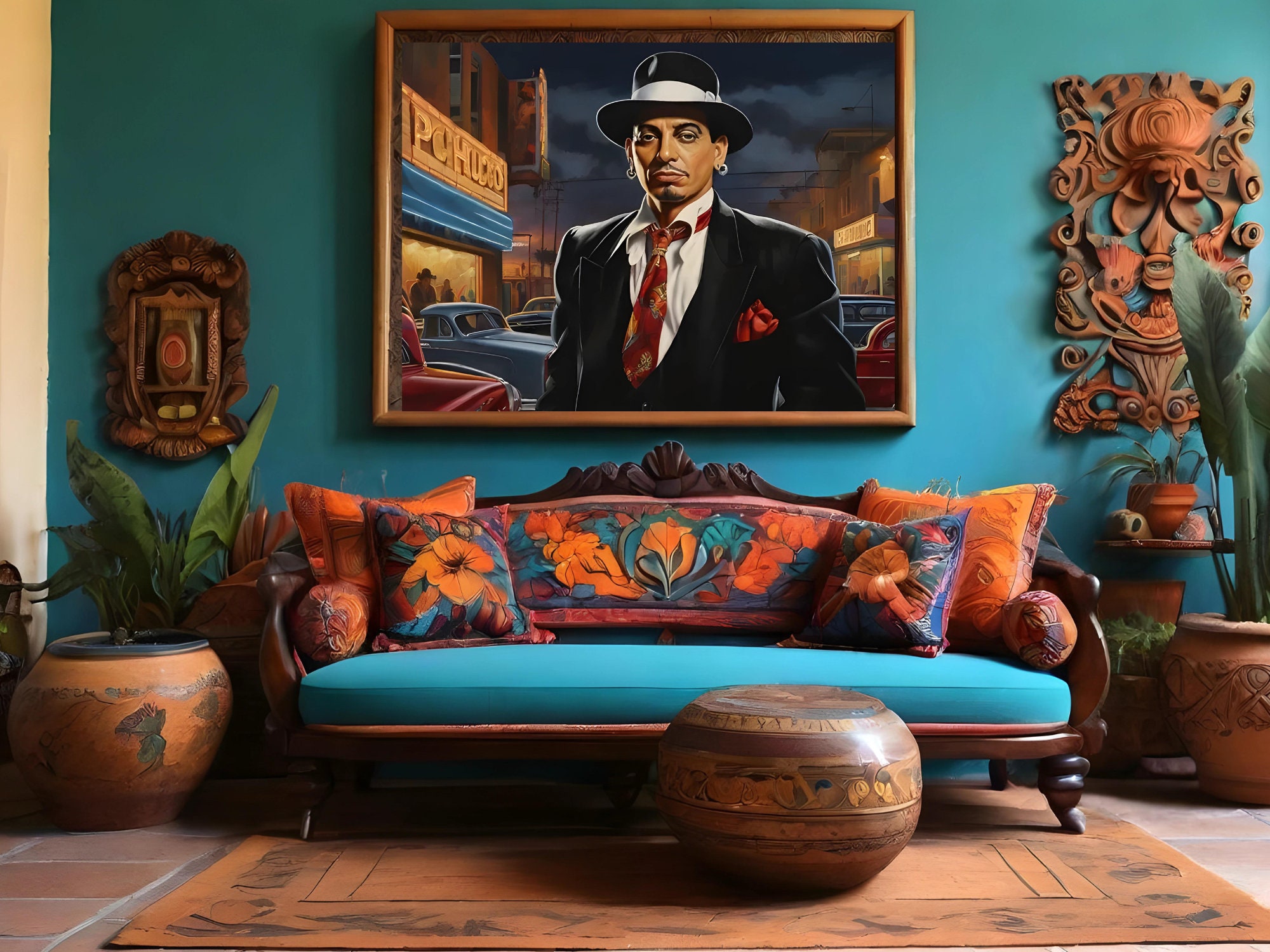 Pachuco Chicano Street Wall Art Download - Etsy