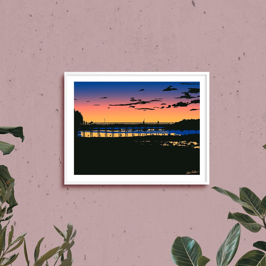 Tangerine Sunset Tropical Wall Art | Cloud 9 Siargao Philippines Print ...