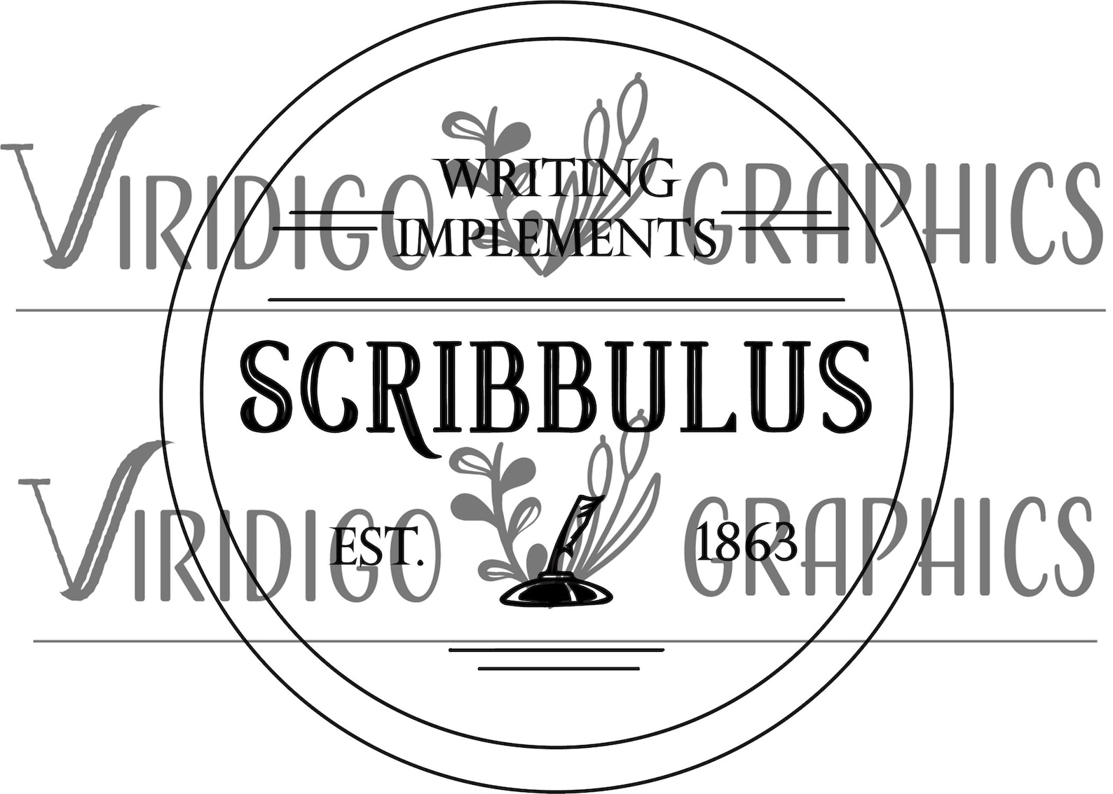 Scribbulus Potter Store Logo SVG PNG EPS Dxf Files - Etsy
