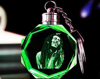 Bob Marley Keychain - Etsy