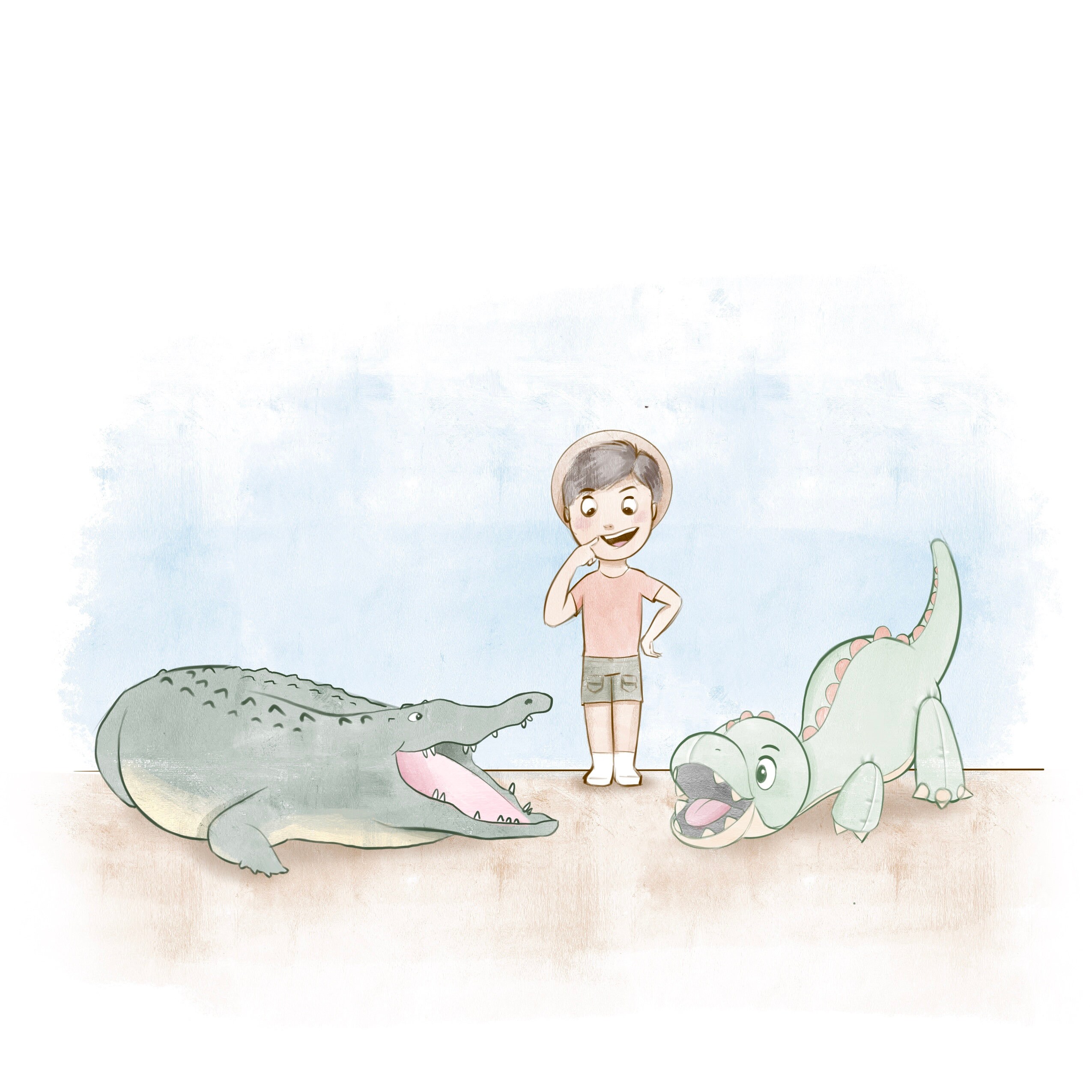 Children's Book T-rex and Tuck Explore the Zoo - Etsy