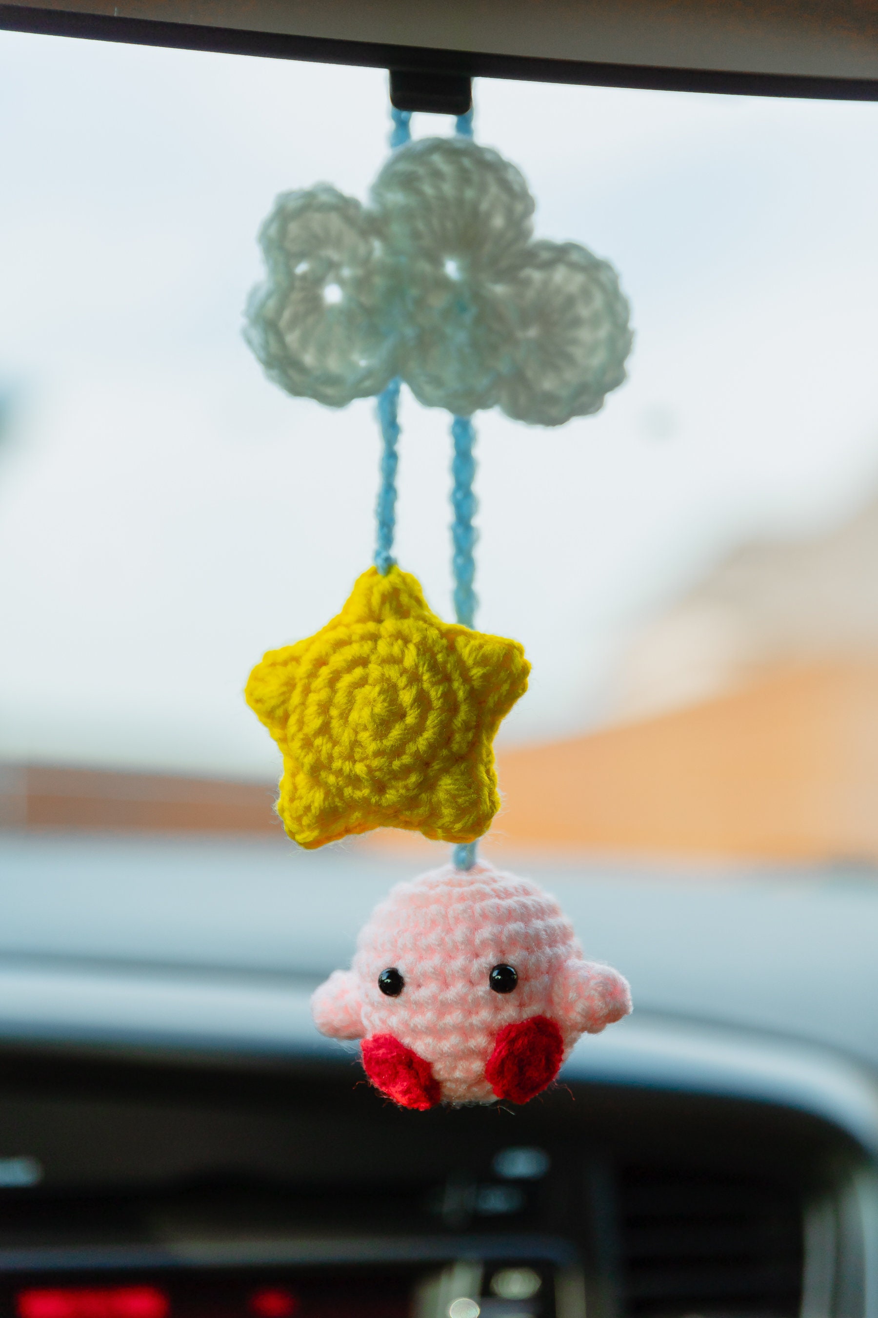 Crochet Car Hanger Sailor Moon Animal Crossing Kirby Gift Ideas Car ...