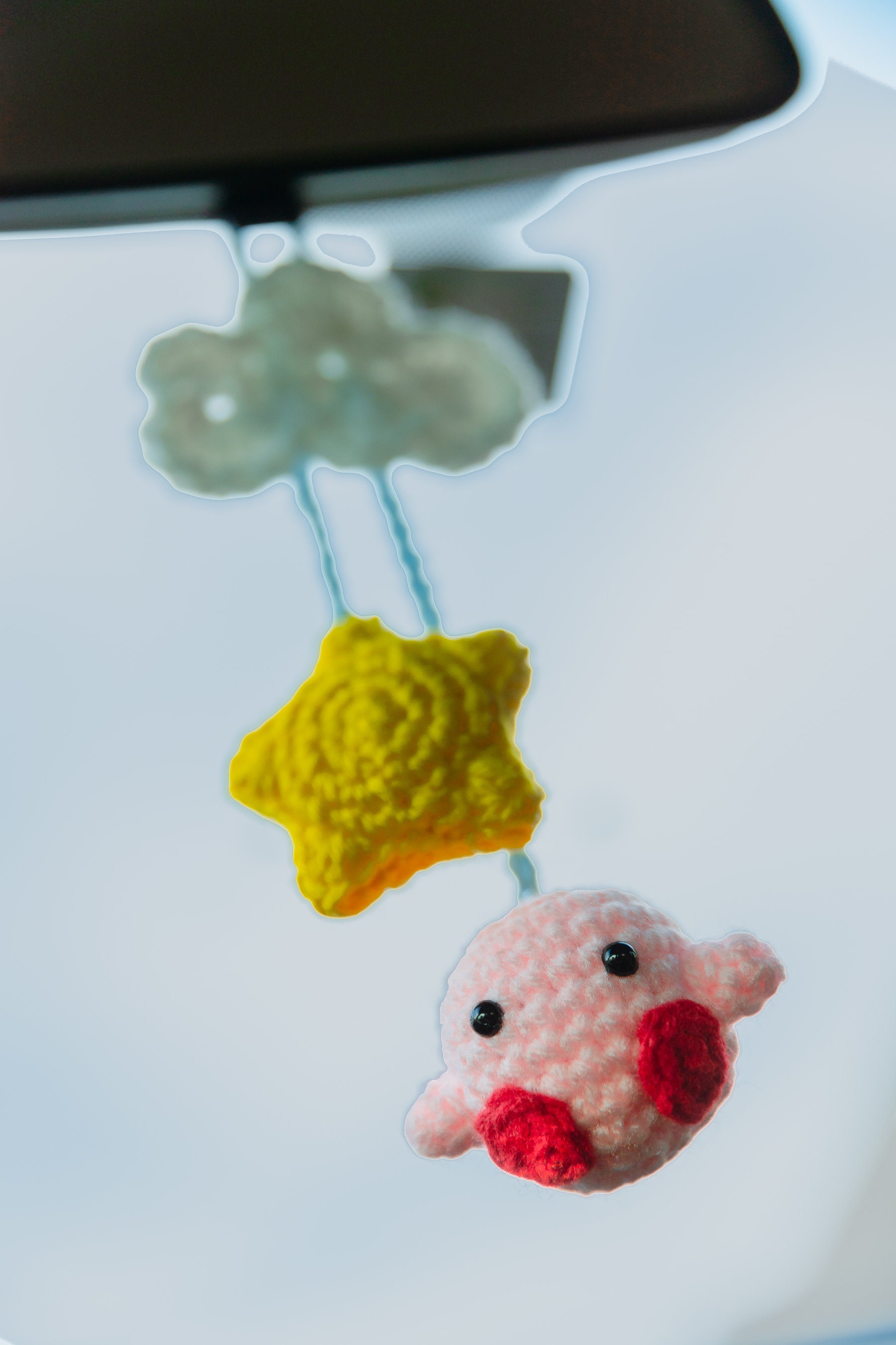 Crochet Car Hanger Sailor Moon Animal Crossing Kirby Gift Ideas Car ...