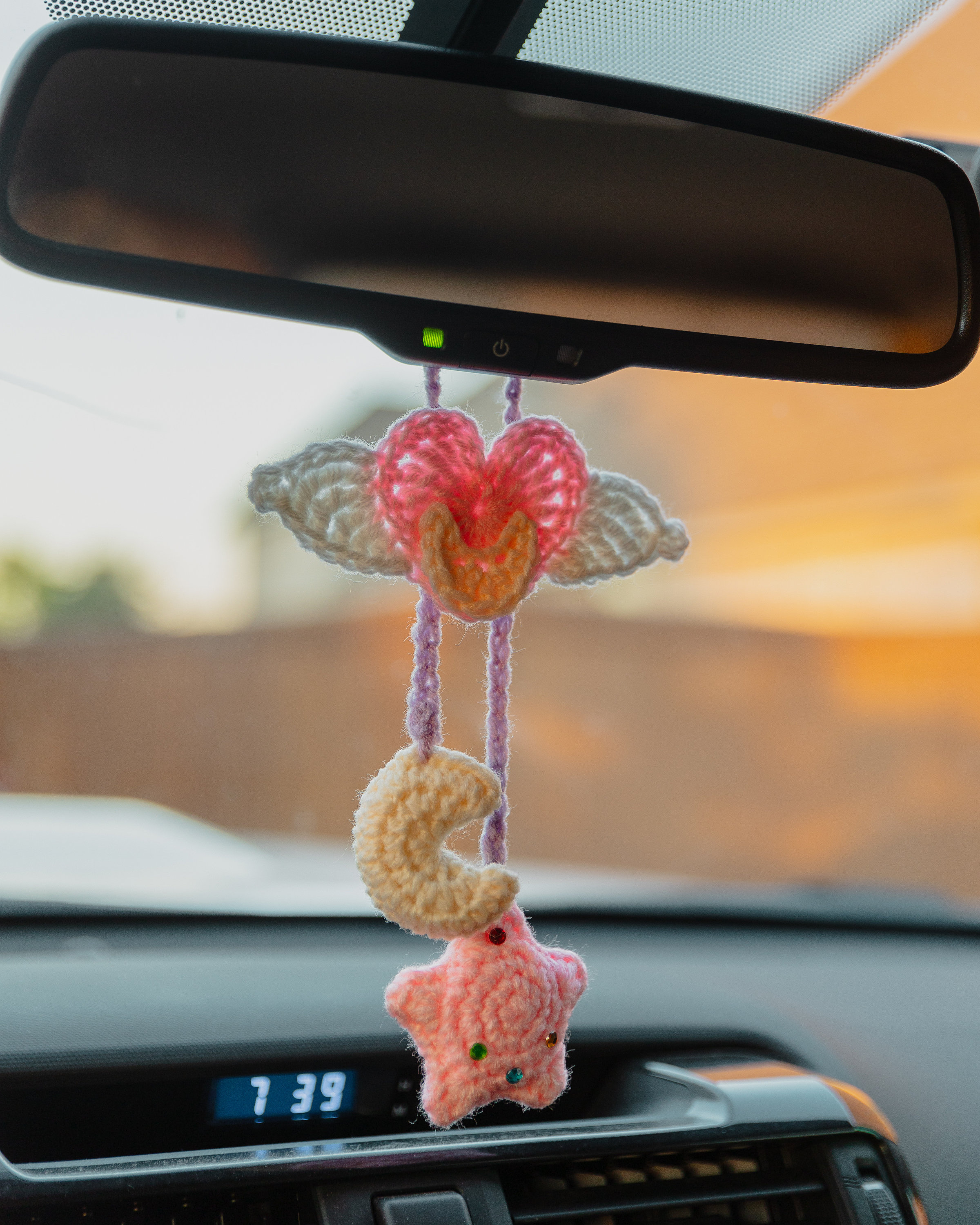 Crochet Car Hanger Sailor Moon Animal Crossing Kirby Gift Ideas Car ...