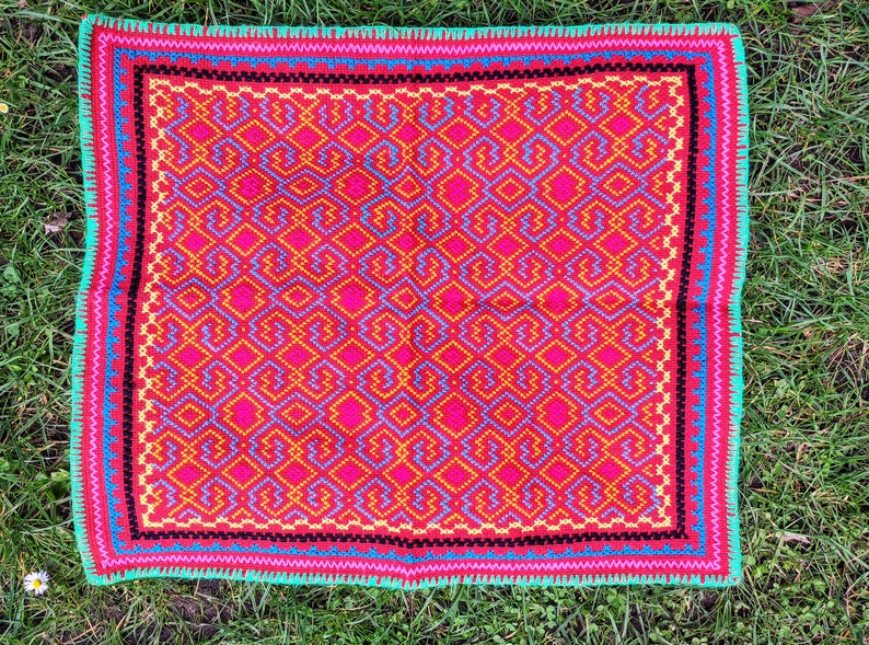 Shipibo Altar Cloth / Table Cloth / Tapestry / Manta Cloth / Shipibo ...