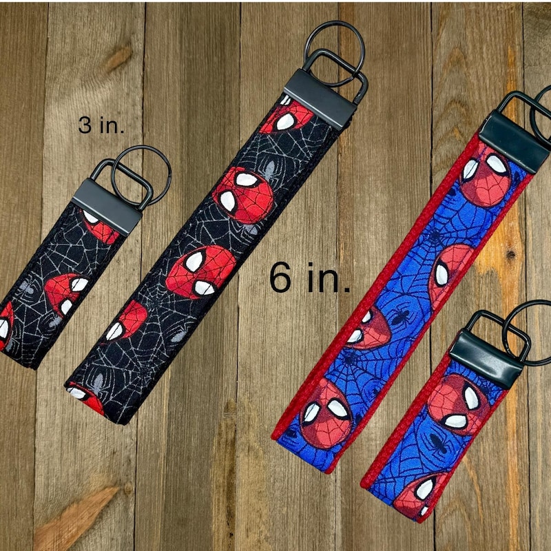 Spiderman Keychain - Etsy