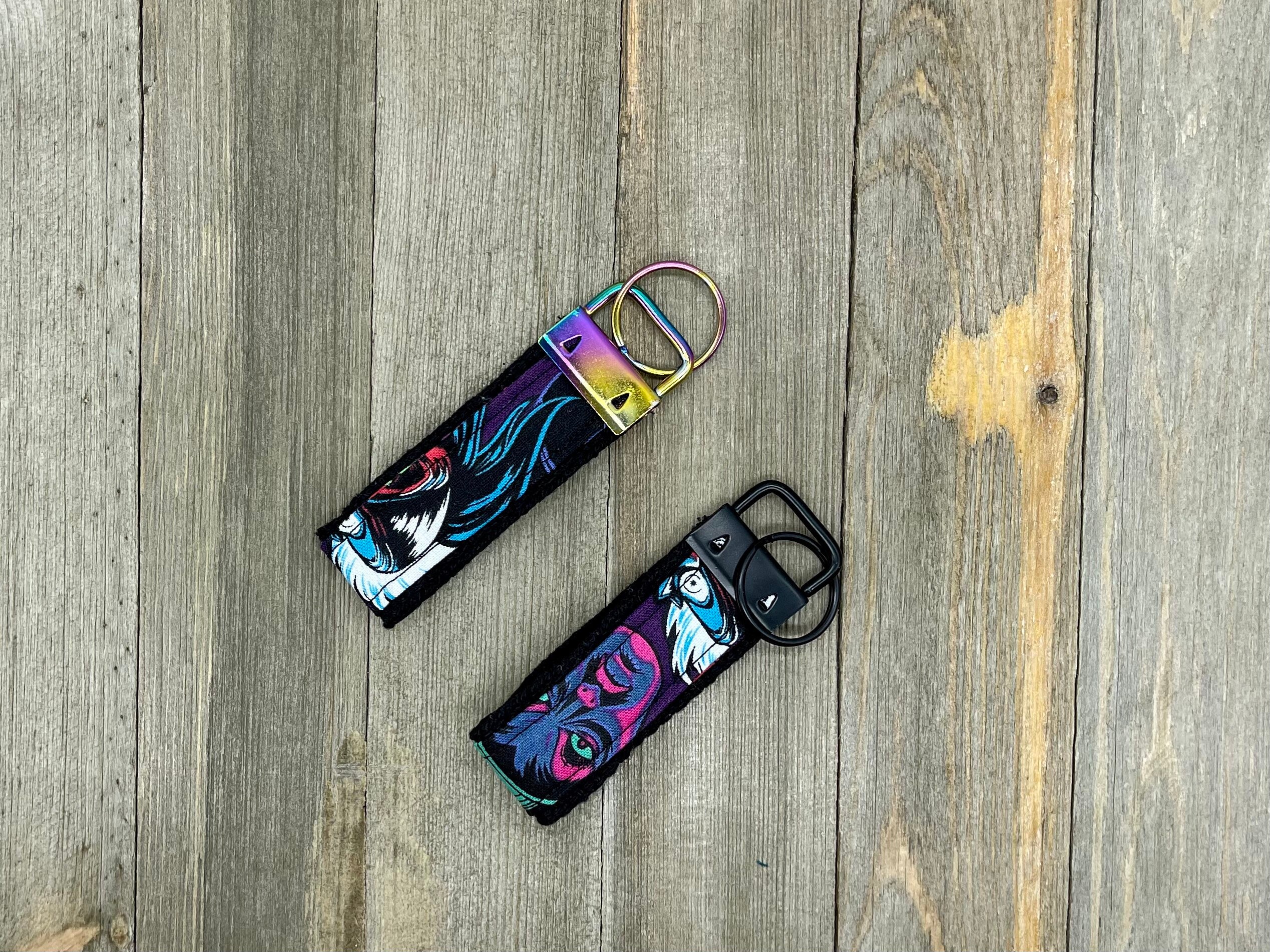 Disney Villains Print Car Key Fob for House Keys Wristlet - Etsy