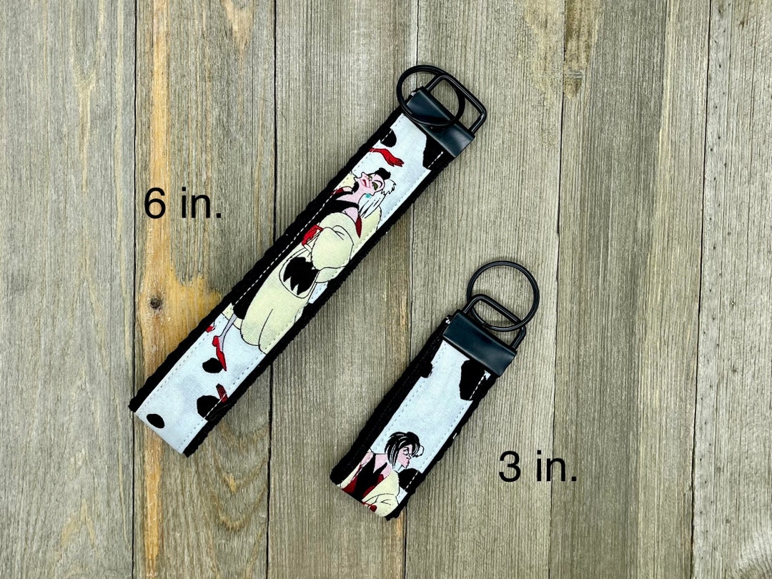 Cruella De Vil Disney Print Car Key Fob for House Keys, Wristlet ...
