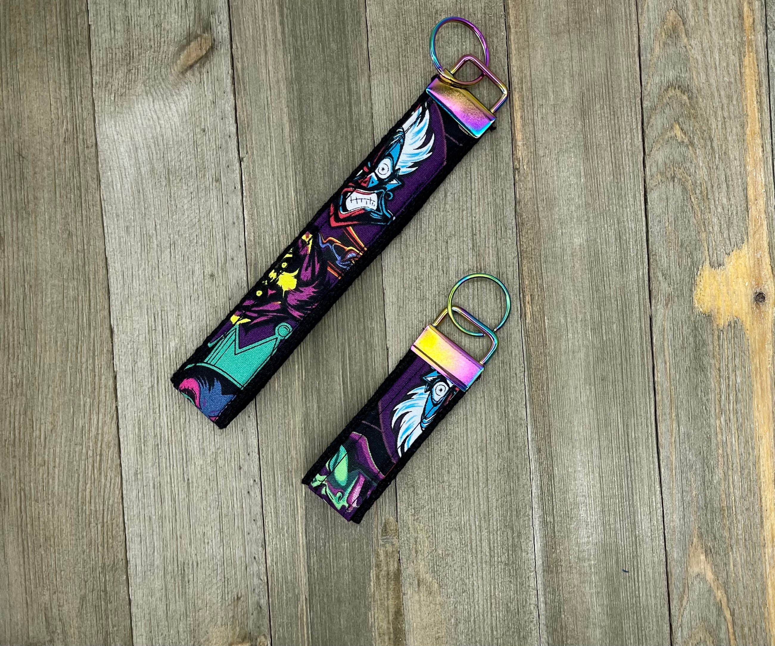 Disney Villains Print Car Key Fob for House Keys Wristlet - Etsy