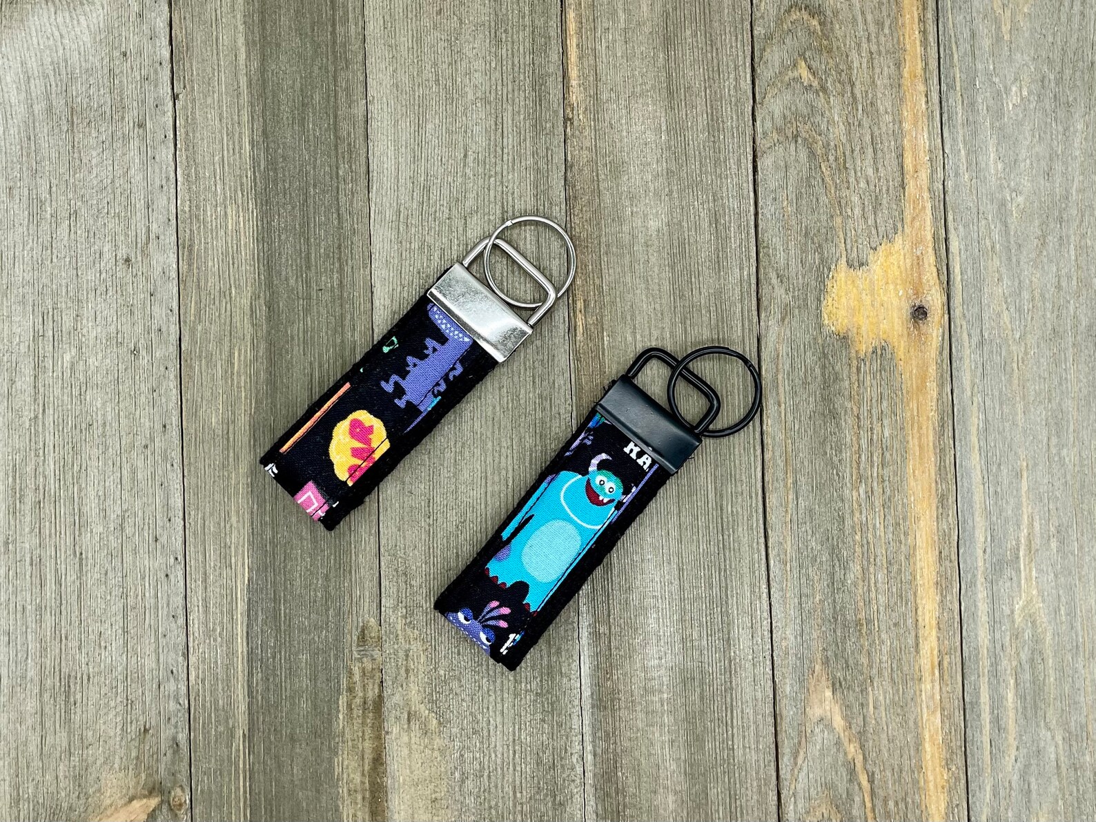 Monsters Inc. Pixar Print Car Key Fob for House Keys Wristlet - Etsy