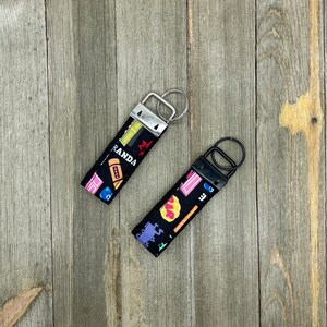 Monsters Inc. Pixar Print Car Key Fob for House Keys, Wristlet Keychain ...