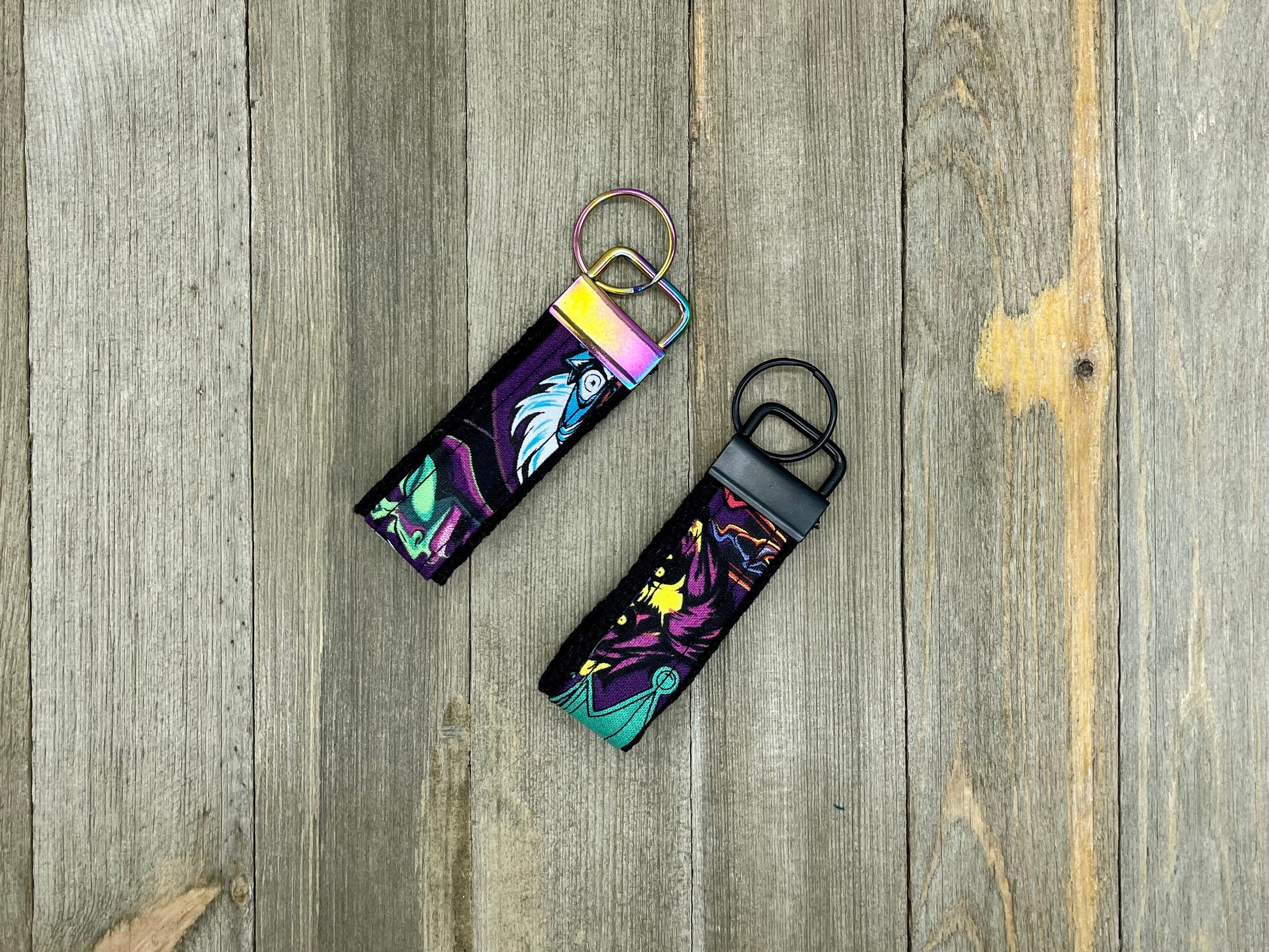Disney Villains Print Car Key Fob for House Keys Wristlet - Etsy