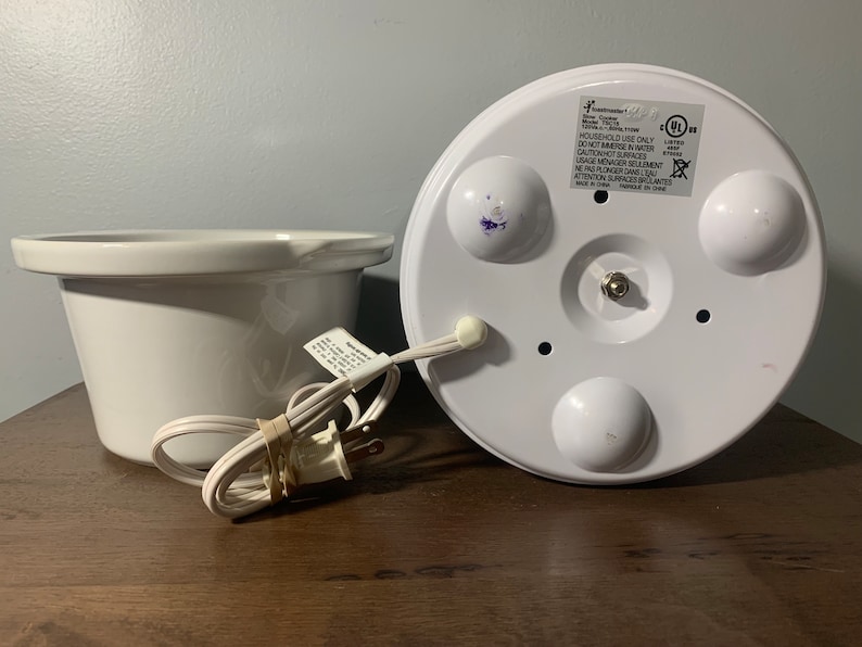 Toastmaster Crock-pot 1.5 Quart White Slow-cooker/wax Melting Pot - Etsy