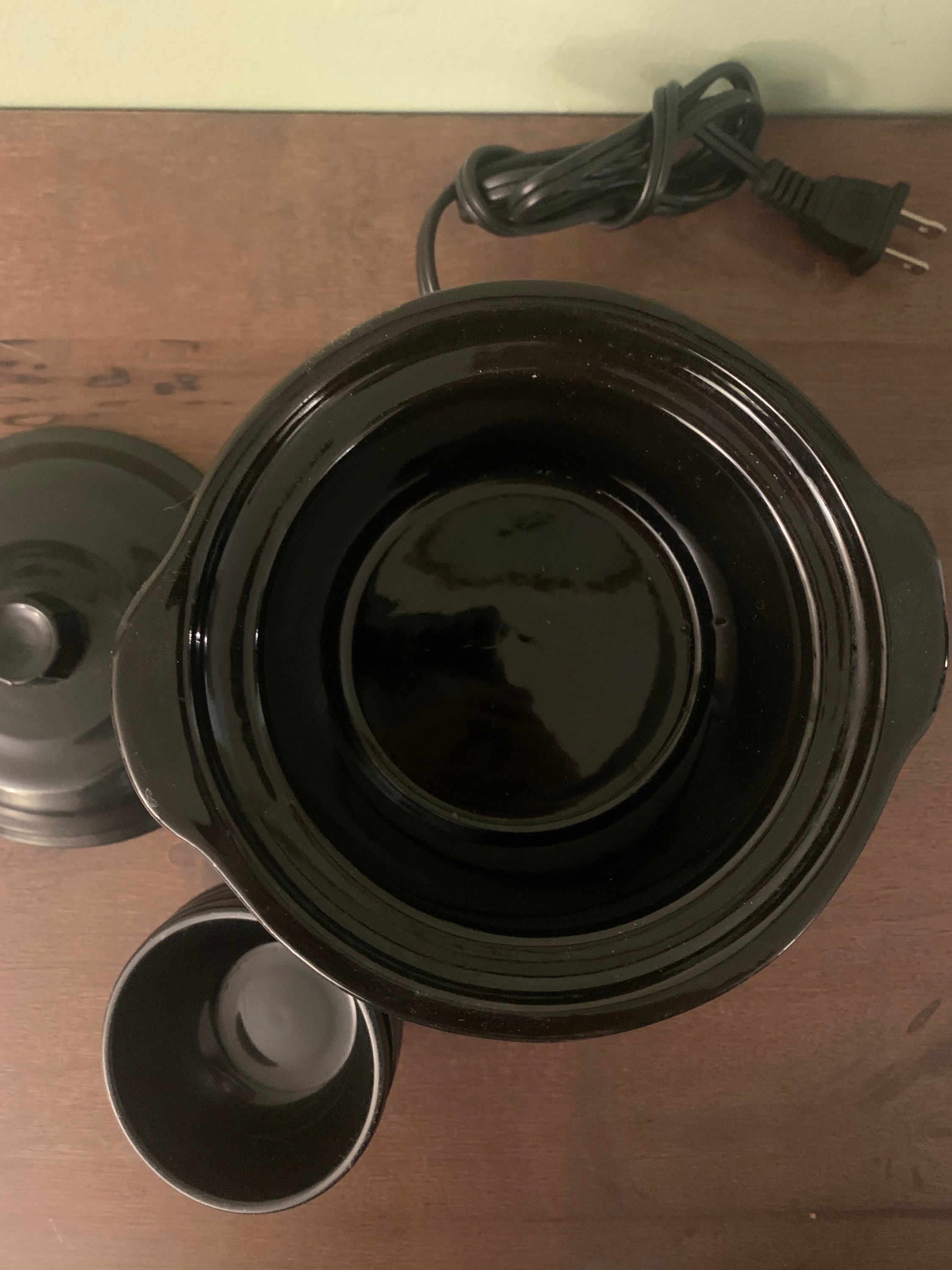 Chocolate Dipping Pot - at Home Chocolate and Cheese Fondue Set - Crock ...