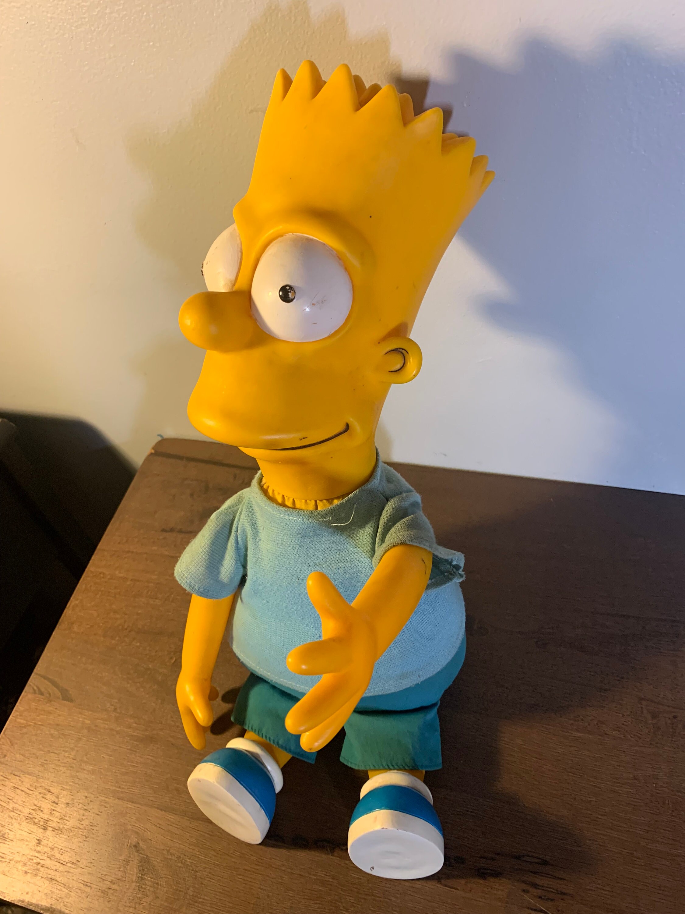Vintage “the Simpson’s” Bart Simpson Dan Dee 11” Vinyl Plush Doll Toy ...