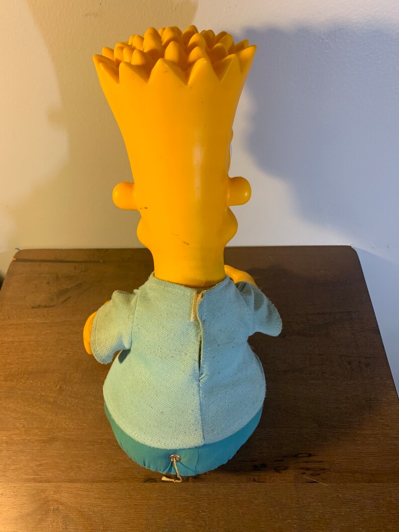 Vintage “the Simpson’s” Bart Simpson Dan Dee 11” Vinyl Plush Doll Toy ...