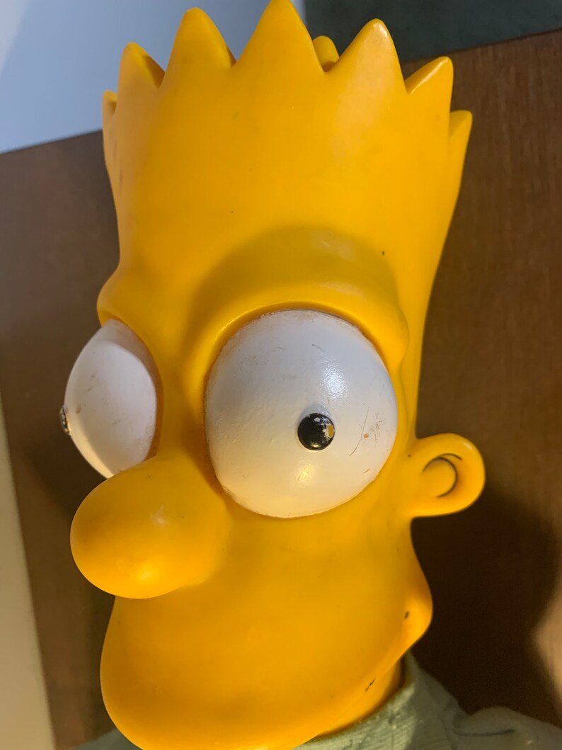 Vintage “the Simpson’s” Bart Simpson Dan Dee 11” Vinyl Plush Doll Toy ...