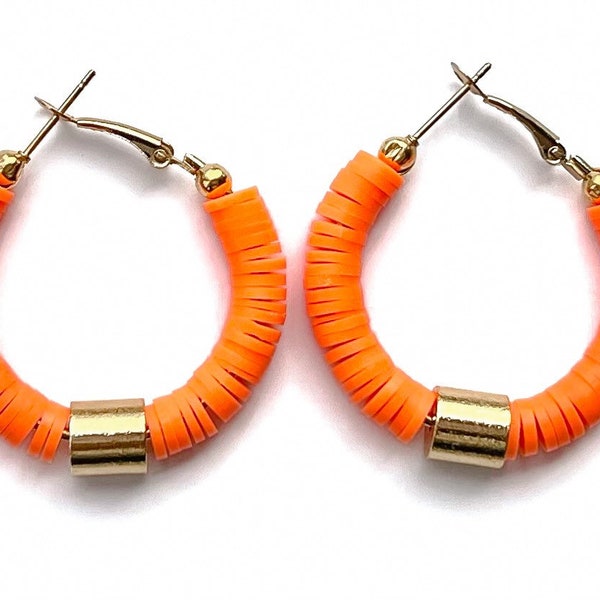 Orange Earrings - Etsy