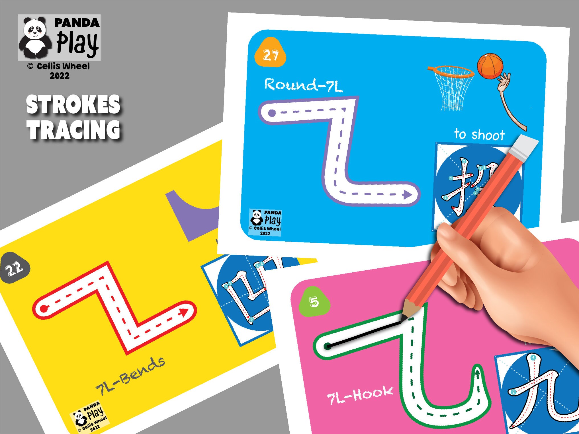 My First Chinese Busy Book 02 - Strokes, Chinese Alphabets and Colors ...