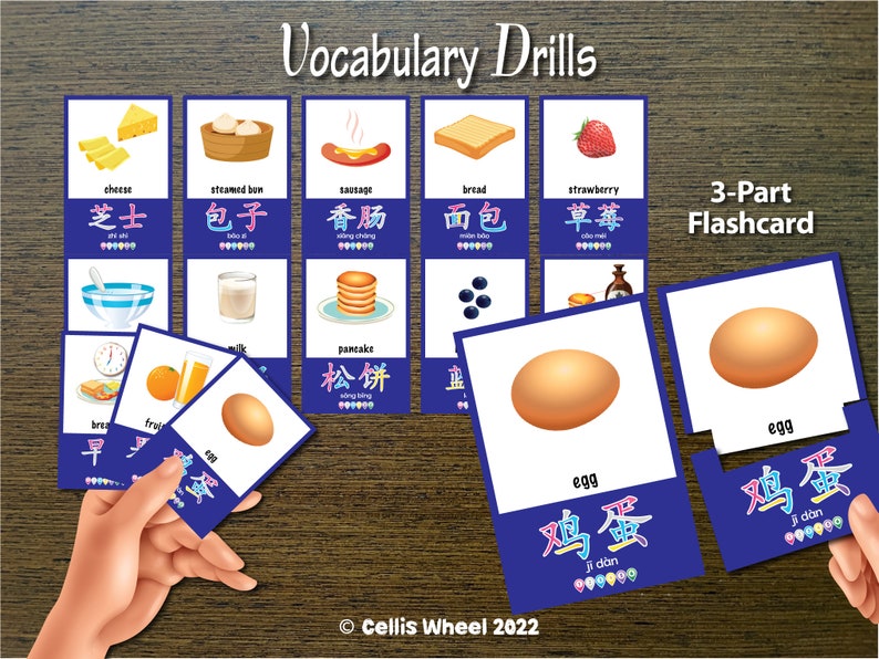 Study Kit 09 BREAKFAST - Chinese Learning Intensive Kits - Etsy