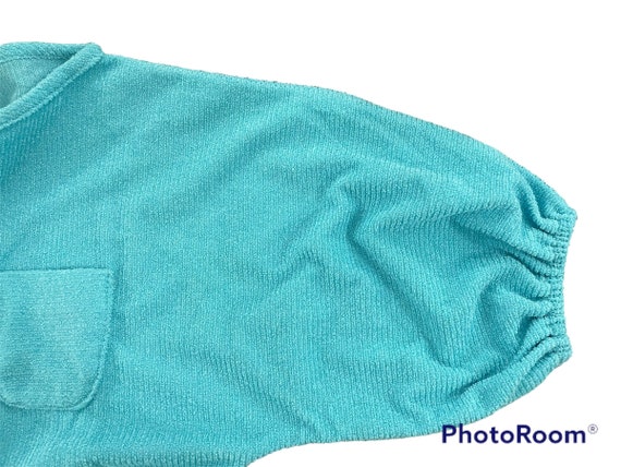 80’s polyester textured dress - Gem