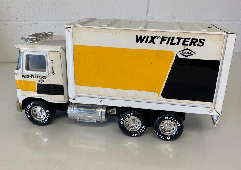 Vintage Nylint Wix Filters Delivery Truck Pressed Steel Toy 1980s Made ...
