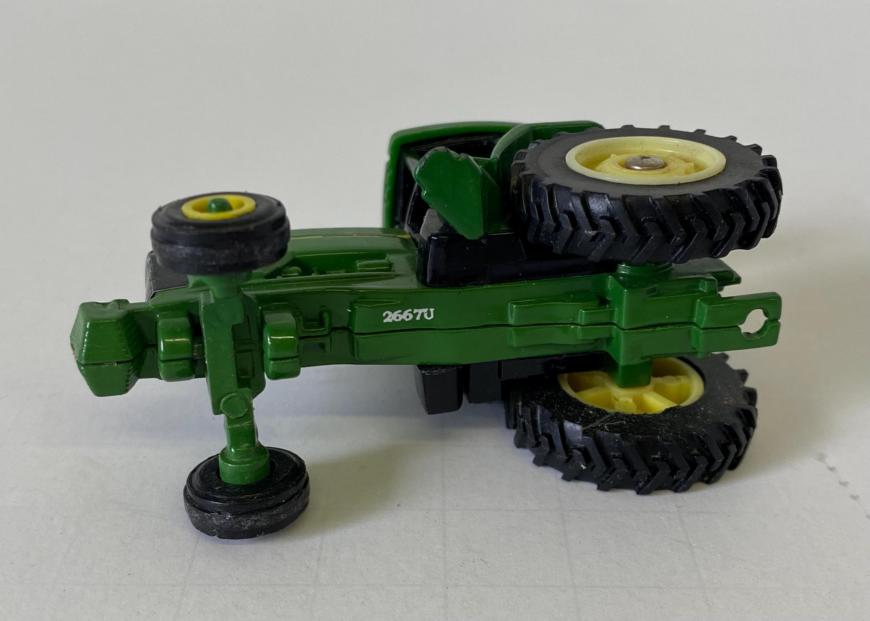 Vintage John Deere Tractor Die Cast Metal 1/64 Scale Model Farm Tractor ...