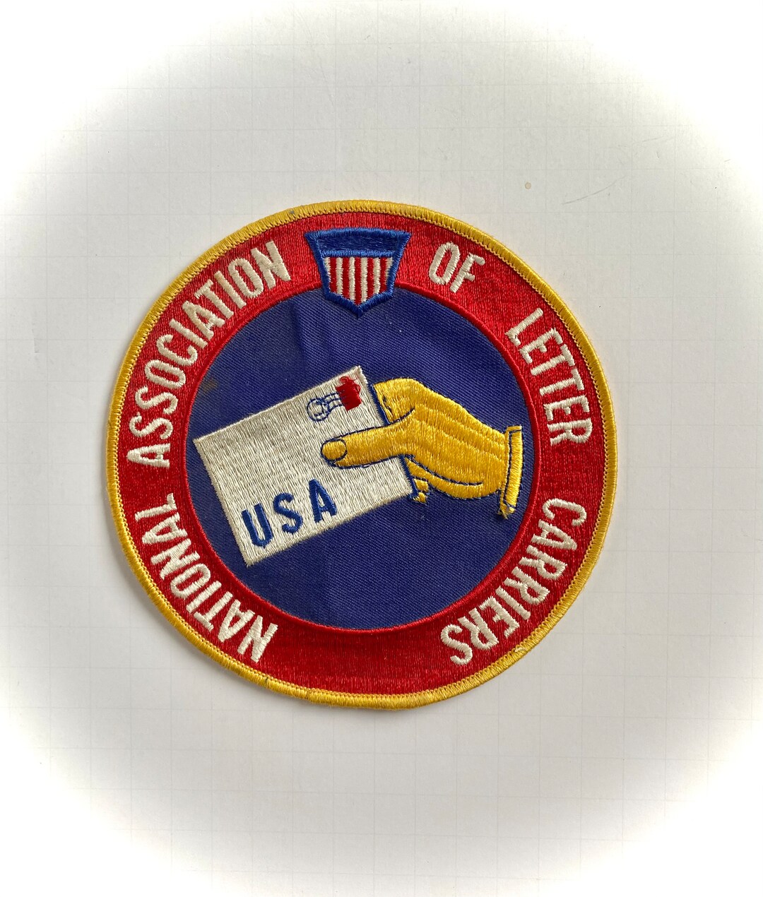 Vintage National Association of Letter Carriers Patch Postal Worker ...