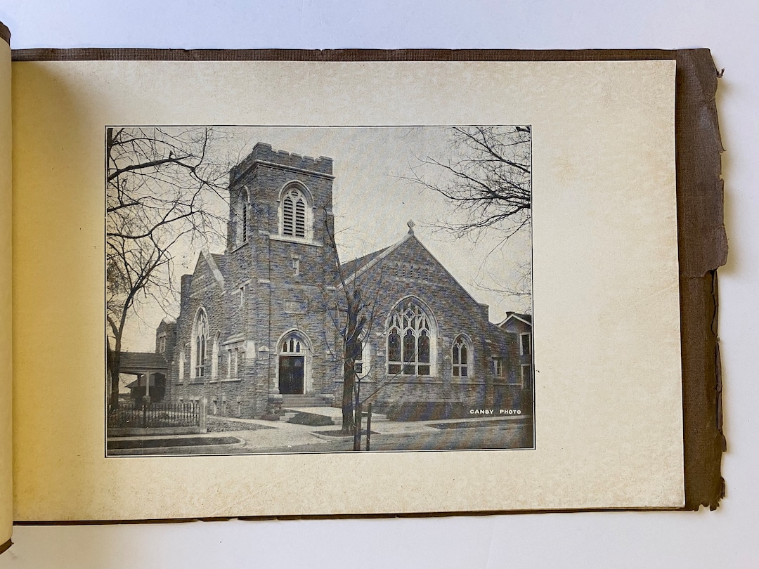 RARE and Unique Vintage Church Dedication Service Program, First United ...