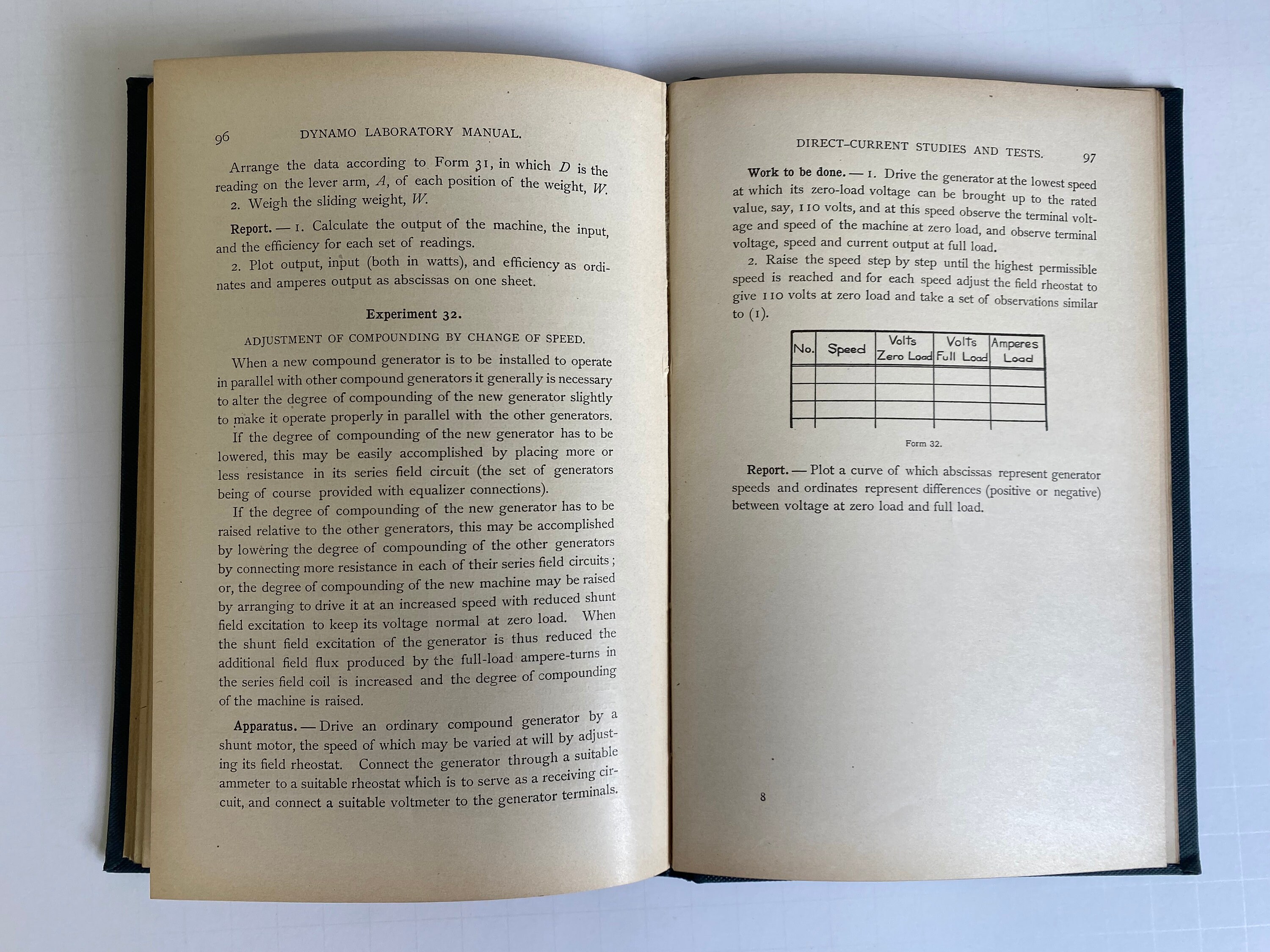 Dynamo Laboratory Manual, for Colleges and Technical Schools, Volume 1 ...