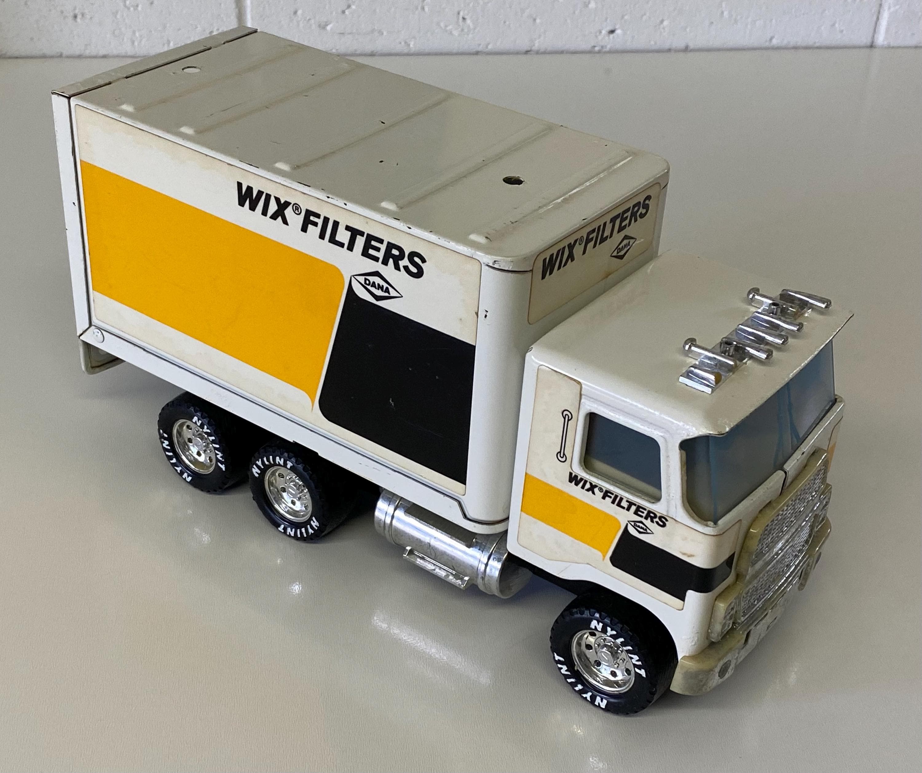 Vintage Nylint Wix Filters Delivery Truck Pressed Steel Toy 1980s Made ...
