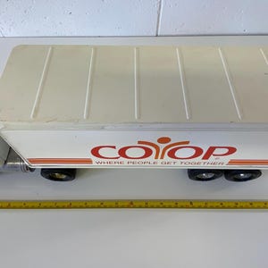Ertl International CO-OP Semi Truck & Trailer Die Cast Vintage Toy Made ...