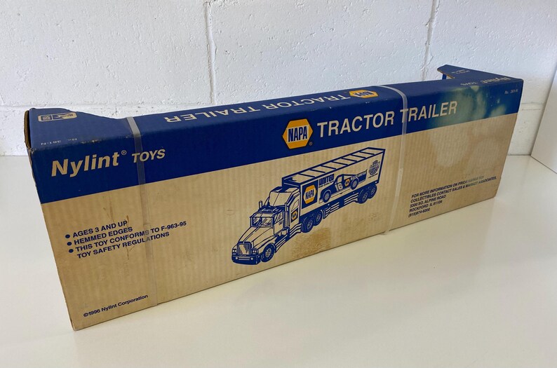 Nylint NAPA Tractor Trailer NASCAR Ron Hornaday Jr Pressed Steel ...