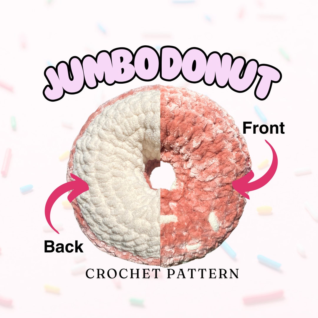 Jumbo Donut - CROCHET PATTERN ONLY - Etsy